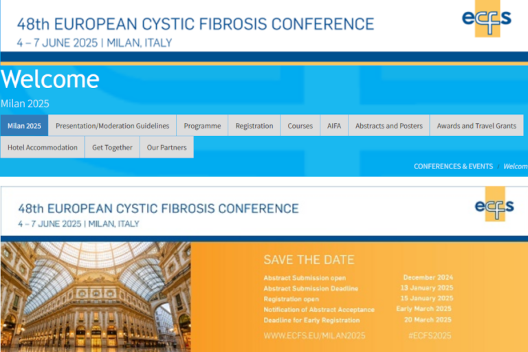 48th European Cystic Fibrosis Conference 2025 - Cystische Fibrose Hilfe OÖ